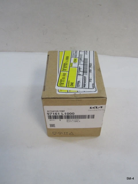 GENUINE OEM 97161-L1000 HVAC Blend Door Actuator For 2021-2022 Kia K5 ...