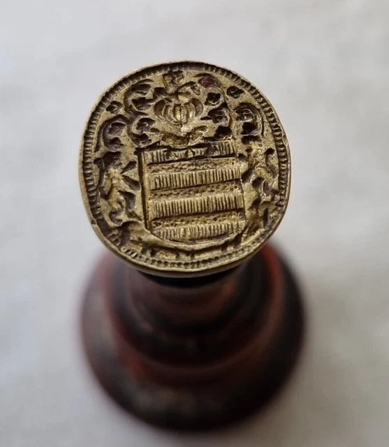 ANCIEN SCEAU CACHET Armoiries XVIIIEME EUR 180,00 - PicClick FR