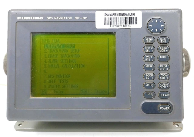 FURUNO GP-80 GPS Navigator Marino Radat Navigation Unità EUR 964,67 ...