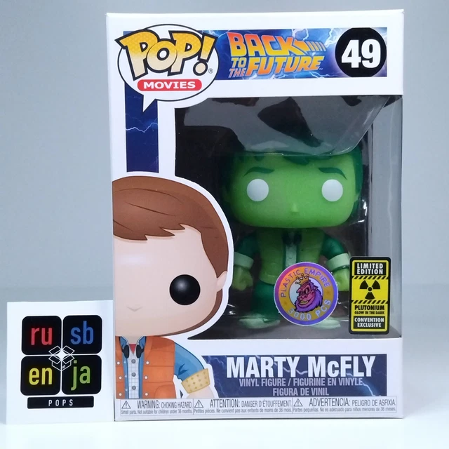 FUNKO POP! BACK to the Future Marty McFly Plutonium Plastic Empire ...