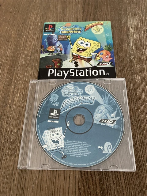 SPONGEBOB SQUAREPANTS SUPERSPONGE PlayStation UK PAL PS1 Game £9.99 ...