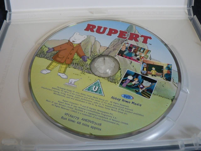 RUPERT BEAR 3 Adventures DVD and the Mystery Isle Mirrorland Marsh ...