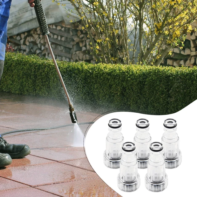 REPLACEMENT WATER INLET Filter Set for Pressure Washers 5 Transparent ...