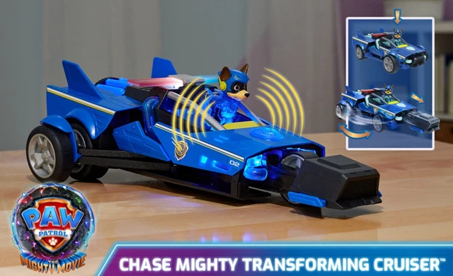 PAW PATROL THE Mighty Movie - Chase Deluxe Vehicle, English, German ...