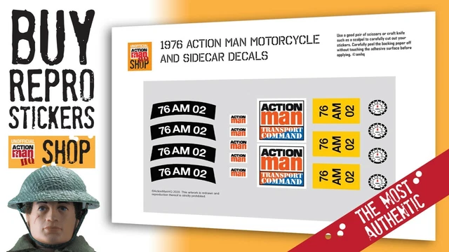 ACTION MAN MOTORCYCLE and side car 1970’s. RARE. £78.72 - PicClick UK