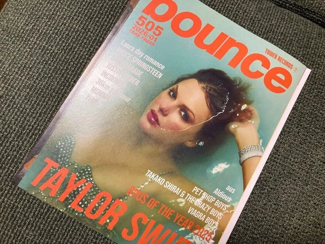 BOUNCE 505 TAYLOR Swift Bruce Springsteen Japan December 2025 Magazine ...
