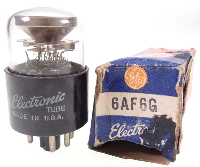 6AF6G = 6AF6 GE Magisches Auge Magic Eye Radio tube Röhre tube Valvola ...
