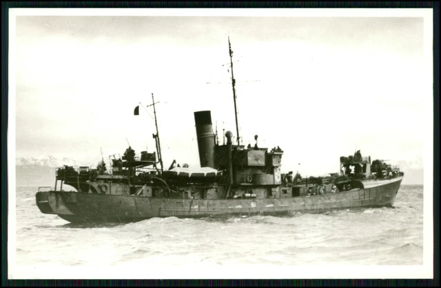 FOTO AK - U-Boot Unterseeboot Jäger - UJ 1204 - Böhmen - ex UJ 125 - 12 ...