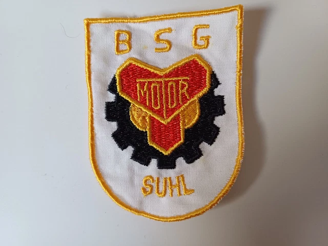 DDR AUFNÄHER PATCH BSG Motor Suhl DDR Oberliga EUR 15,00 - PicClick DE
