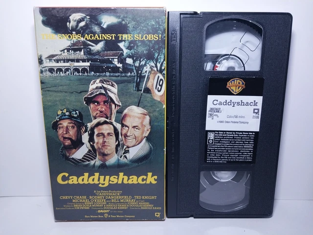 CADDYSHACK (VHS, 1986) Warner Chevy Chase Rodney Dangerfield Bill ...