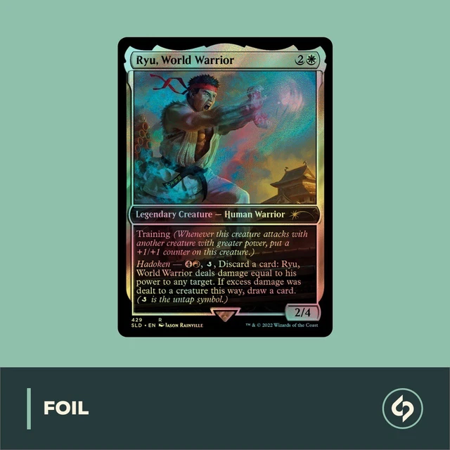MTG | RYU, World Warrior | FOIL | STREET FIGHTER x SECRET LAIR | NM ...
