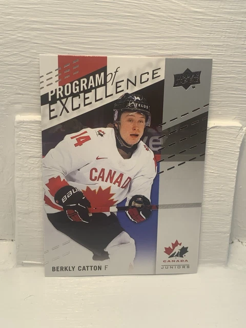 2025 UD TEAM Canada Berkly Catton 🇨🇦🇨🇦🇨🇦 Program Of Excellence $5.00 ...