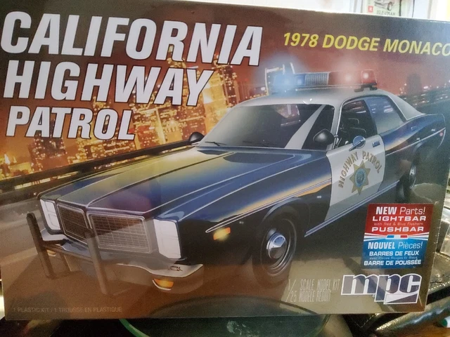 MPC 1978 DODGE Monaco California Highway Patrol 1/25 Plastic Model Kit ...