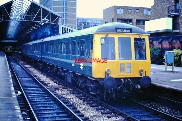 PHOTO CLASS 116 3-Car Dmu Leaving Marylebone No M50861(Class 116/2) No ...