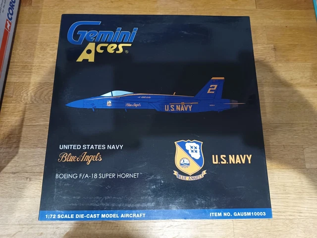 GEMINI JETS F/A-18E Super Hornet Us Navy 165664 Blue Angels Gausm10003 ...