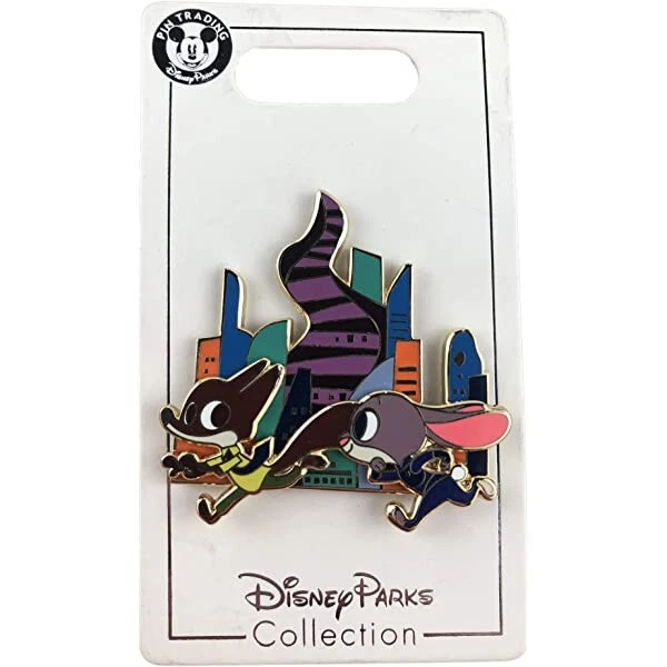 DISNEY PARKS PIN ZOOTOPIA Cute JUDY HOPPS & NICK WILDE in Zootropolis 3D TRADE £9.95 - PicClick UK
