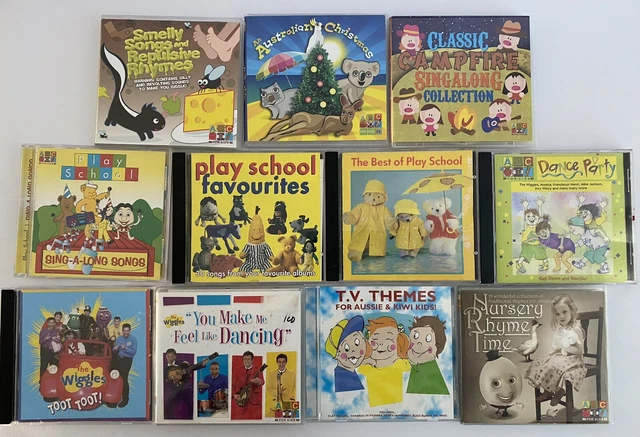 X 11 VARIOUS ABC For Kids CDs, Playschool, The Wiggles. (Retro/ Vintage ...