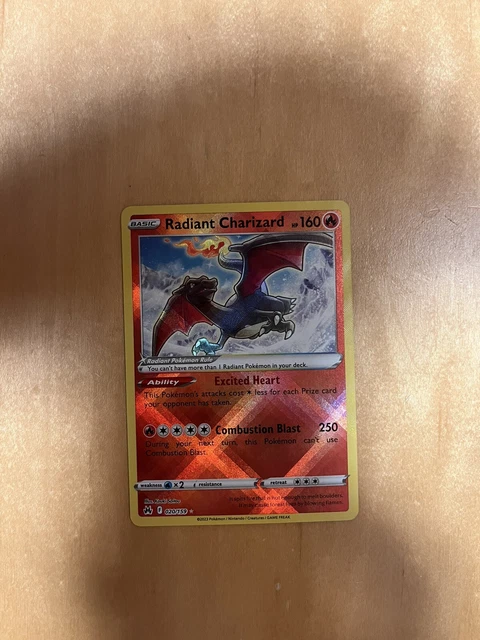 POKÉMON TCG RADIANT Charizard Crown Zenith 020/159 Holo Radiant Rare £6 ...