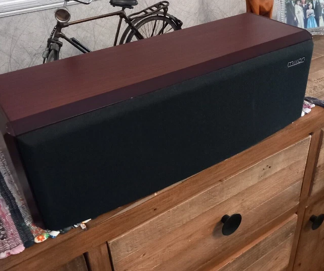 MISSION MODEL 75C 100W HI FI SURROUND SOUND CENTER SPEAKER ROSEWOOD ...