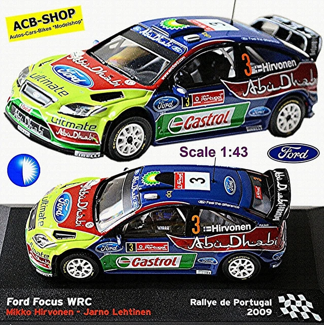 FORD FOCUS WRC Rallye De Portugal 2009 #3 M.Hirvonen/J.Lehtinen 1:43 ...