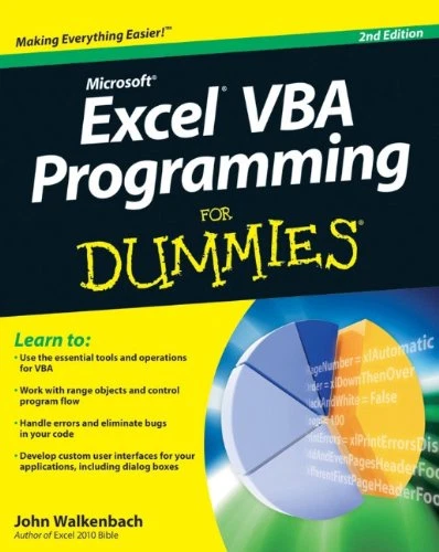 EXCEL VBA PROGRAMMING FOR DUMMIES By John Walkenbach **Mint Condition ...