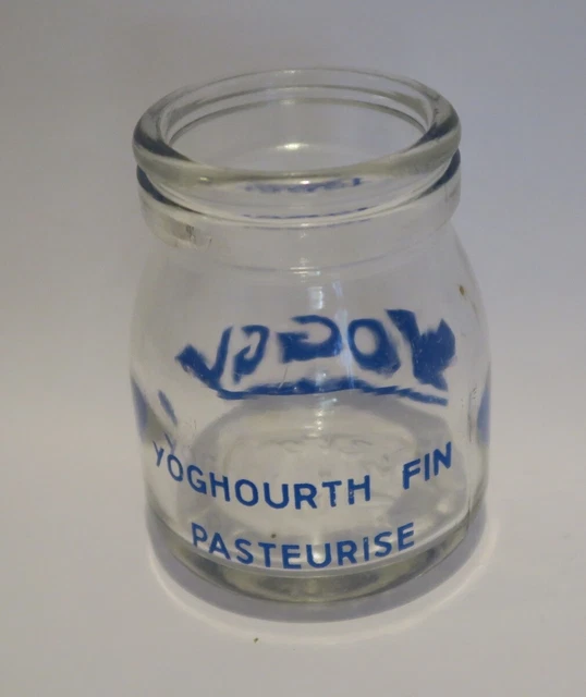 ANCIEN POT YAOURT yoghourt YOGGY old french yogourt 4 EUR 12,00 ...