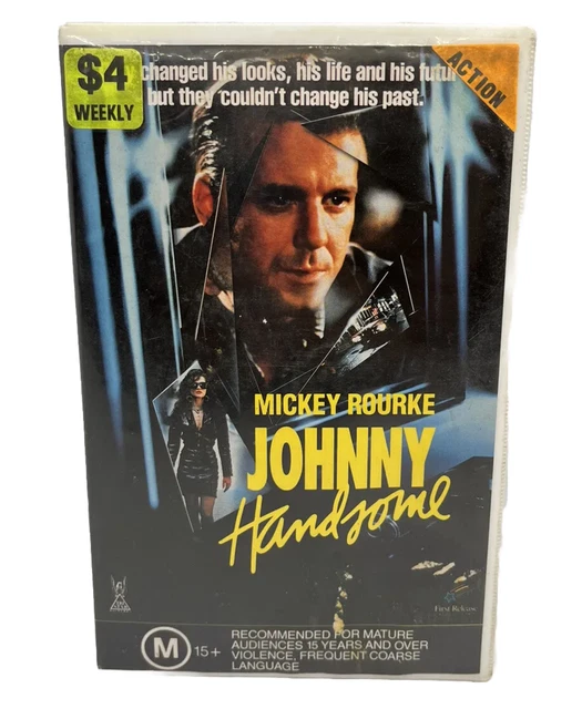 JOHNNY HANDSOME - Mickey Rourke - VHS Movie - Video Tape - Big Box Ex ...