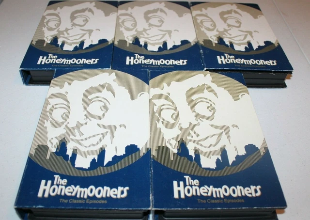 THE HONEYMOONERS THE Classic Episodes 5 Tapes (VHS 1988 CBS) We Combine ...