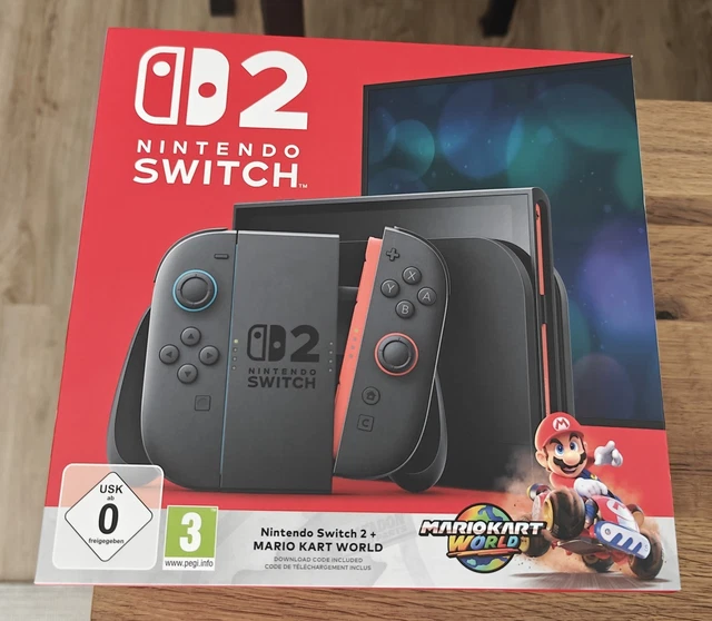 NINTENDO SWITCH 2 + Mario Kart World Bundle (Box Only) £7.64 - PicClick UK