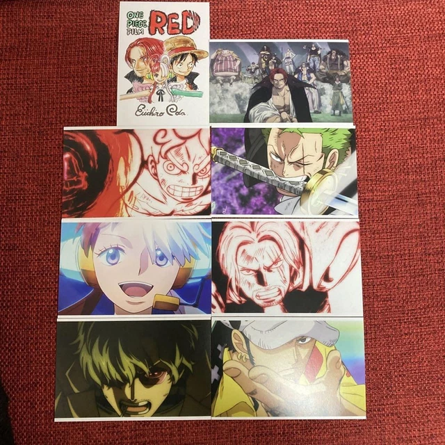 ONE PIECE FILM Red Movie Exclusive Visual Card Set 6th Giveaway ...