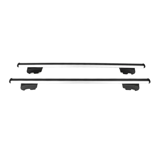 Barres De Toit Transversales Pour Fiat 500x 2014 2024 Aluminium Gris