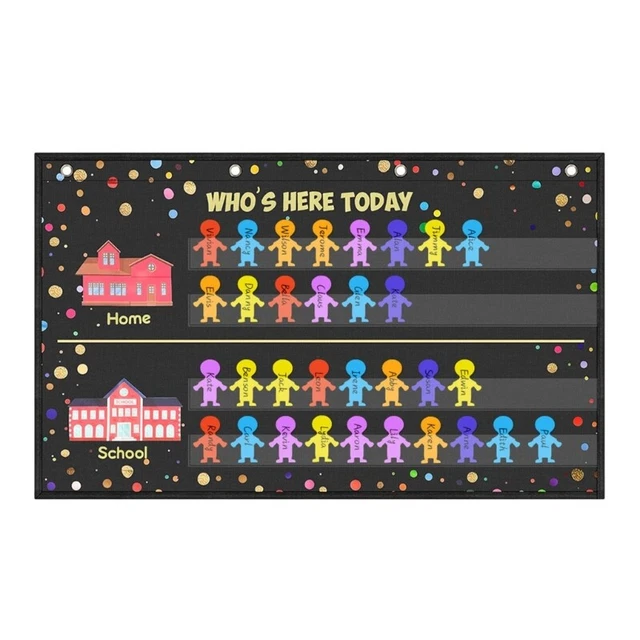 CLASSROOM MANAGEMENT CHART Attendance Chart for Kindergarten $27.79 ...