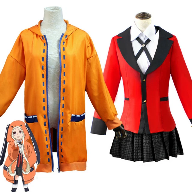 KAKEGURUI COMPULSIVE GAMBLER Rune Runa Yomozuki Cosplay costume Hoodie ...