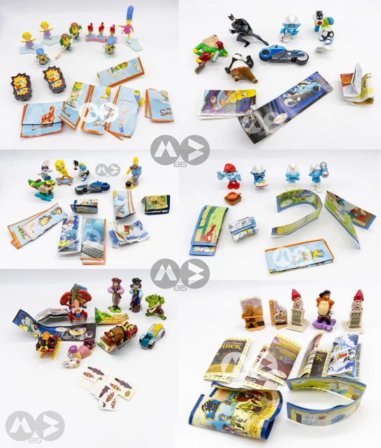 LOTTO STOCK KINDER 40 sorpresine miste assortite Shrek Simpson Da ...