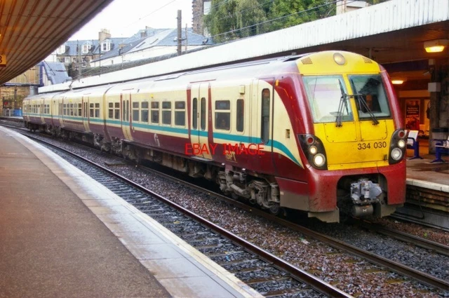 PHOTO FIRST Scot Rail Class 334 334030 At Haymarket Strathclyde ...