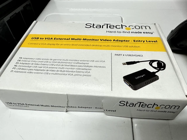 STARTECH USB TO VGA External Multi-Monitot Video Adapter-Entry Level ...