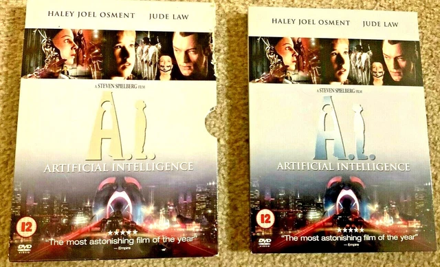 DVD AI ARTIFICIAL Intelligence 2 Disc Set 2002 Jude Law £7.99 - PicClick UK