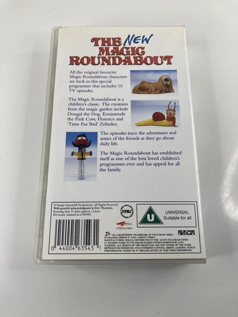 THE NEW MAGIC Roundabout- vintage - Vhs Tape & Case. Cert U ...