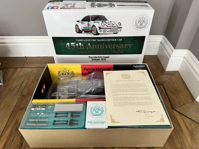 TAMIYA 45TH ANNIVERSARY Commemorative Model Porsche 934 Valiant 1976 RC ...