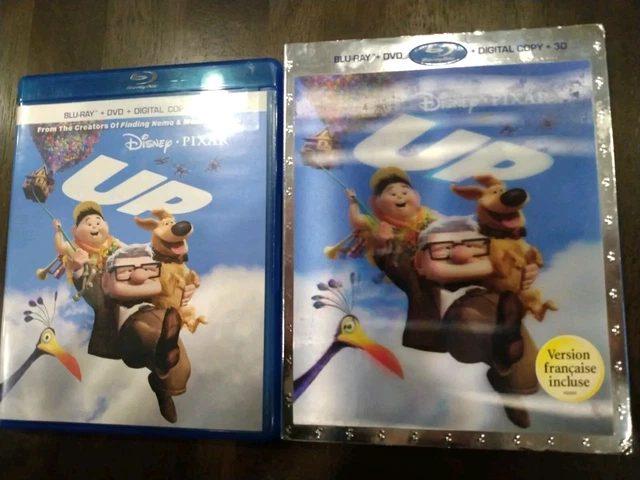 UP (3D BLU-RAY + 2D Disc - 5 Discs) RARE LENTICULAR SLIPCOVER. Complete ...