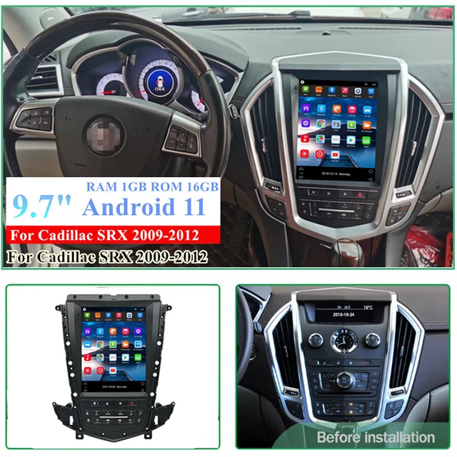 9.7'' VERTICAL HEAD Unit Stereo Radio Android 11 GPS For Cadillac SRX ...