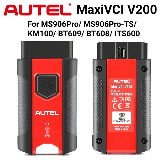 AUTEL MAXIVCI VCI V200 Bluetooth Work With Diagnostic Tablets MS906 PRO ...