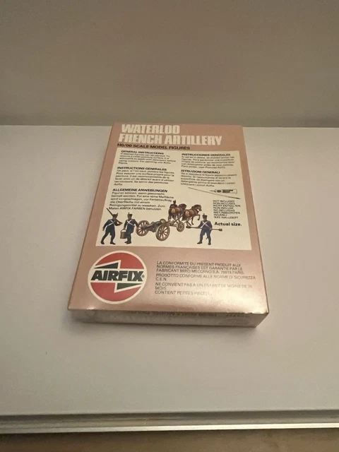 AIRFIX HO/OO SCALE Waterloo French Artillery Model Kit Sealed Mint ...