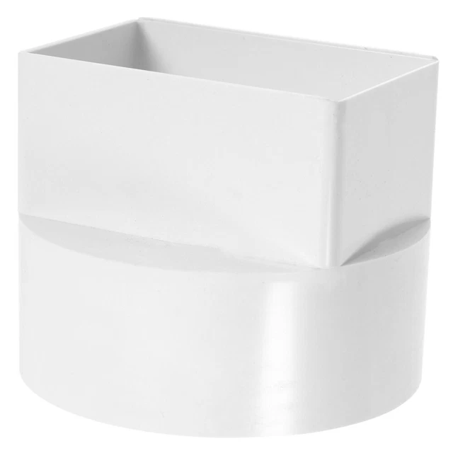 SQUARE PIPE JOINT Aluminum Downspout Adapter Gutter Upright Y Connector ...