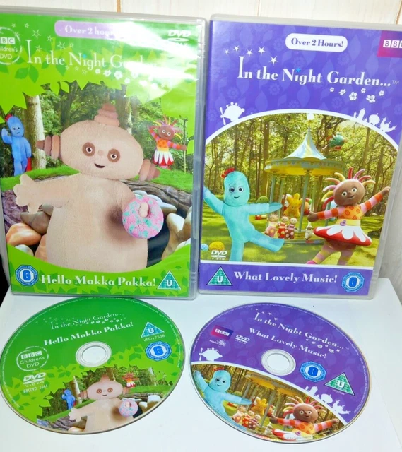IN THE NIGHT Garden BBC DVD Bundle What Lovely Music Hello Makka Pakka ...