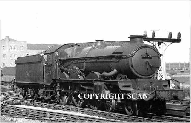RAILWAY STEAM PHOTO. No: 5071 'SPITFIRE' GWR CASTLE @ BRISTOL TM 62 (8 ...