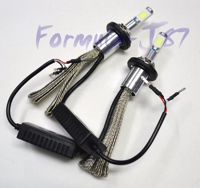 LED KIT C1 60W H15 8000K Icy Blue Two Bulbs Head Light DRL Daytime High ...