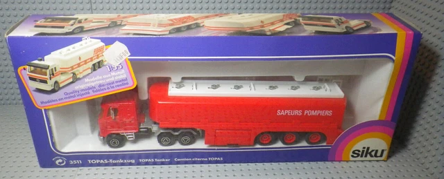 CAMION CITERNE Sapeurs pompiers - SIKU Super Serie 1/55 #3511 - Neuf ...