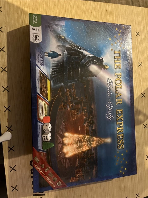 THE POLAR EXPRESS Train-Opoly Collector's Edition Board Game NEW Sealed ...