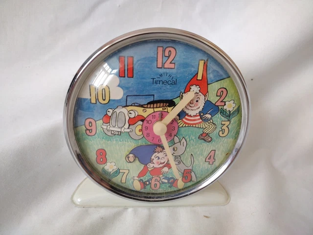 VINTAGE 1977 SMITHS Timecal NODDY ALARM CLOCK - Working £65.00 ...